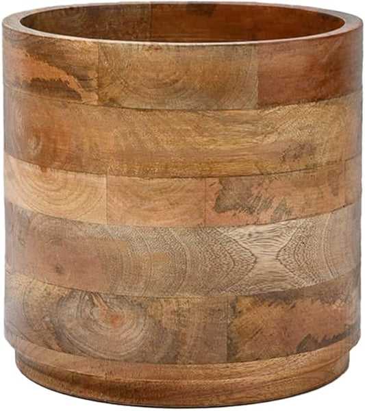 Large Mango Wood Cachepot for Plants – Decorbazzar